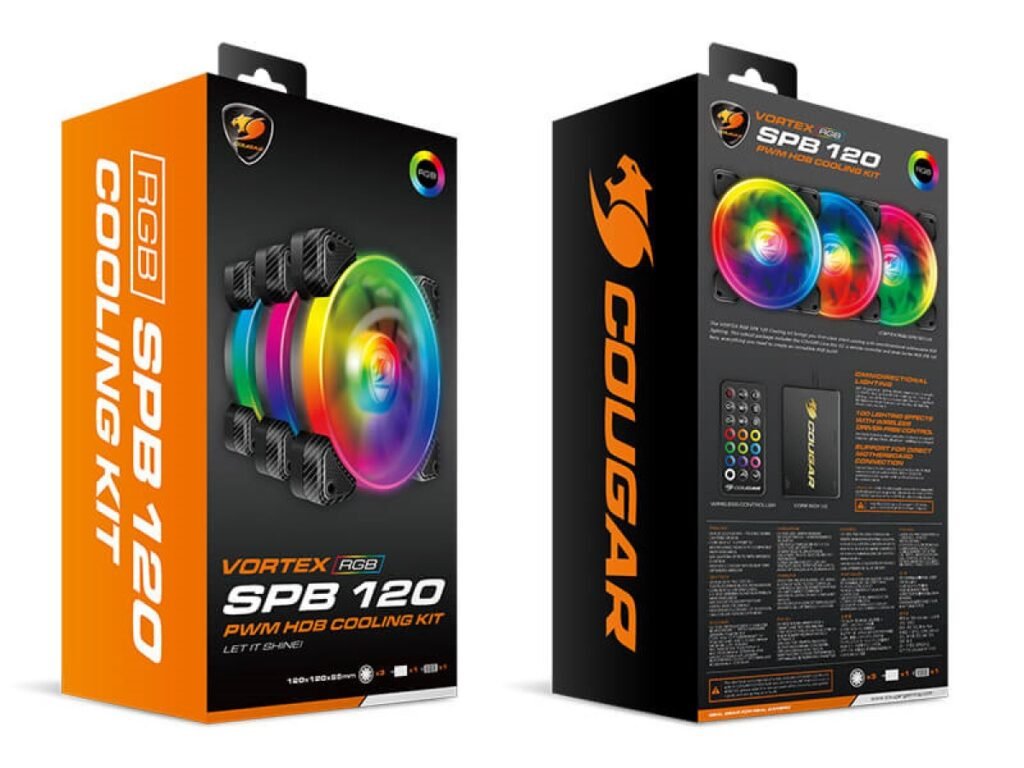 KIT COUGAR VORTEX RGB SPB 120MM | NomadaWare
