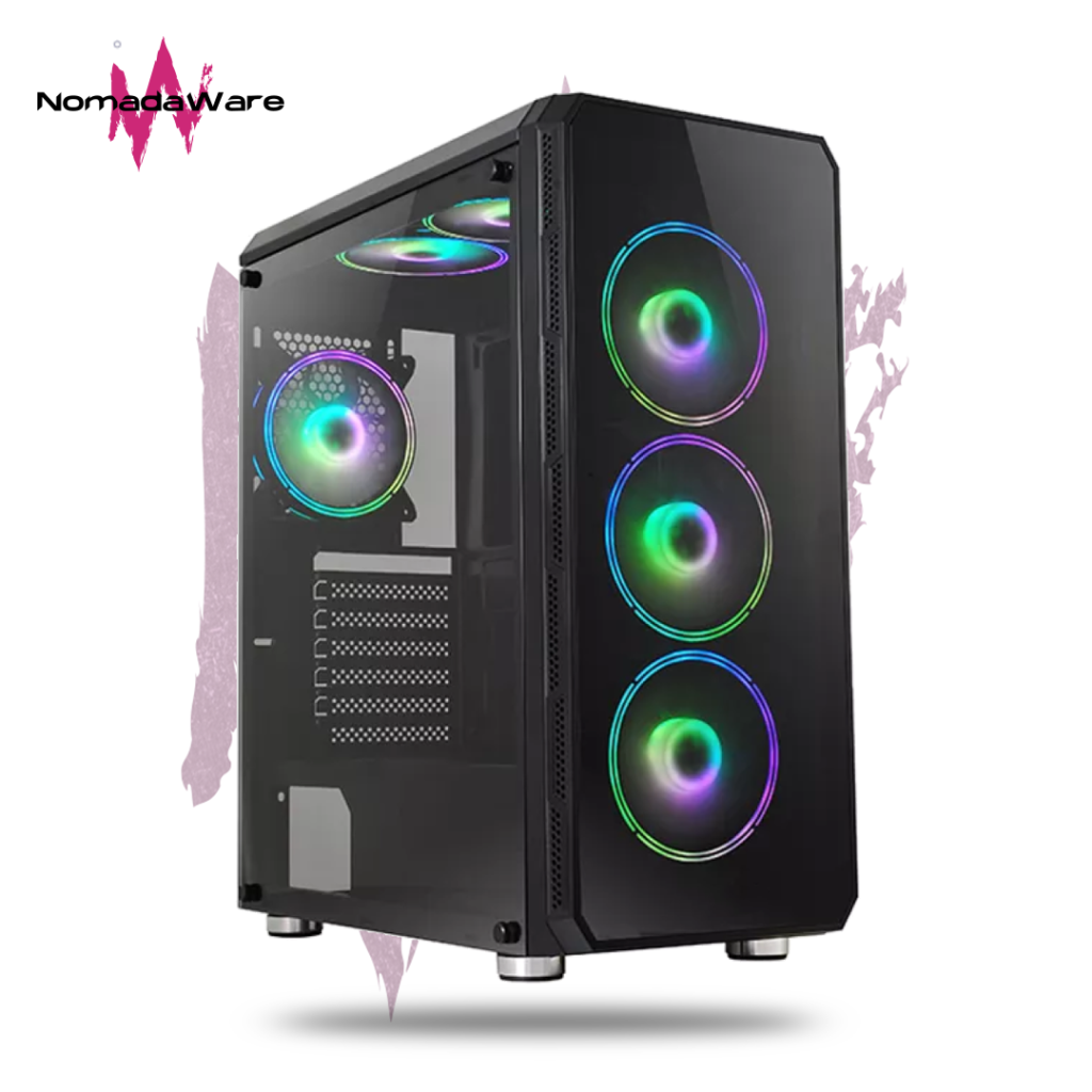 CASE GAMER ALTEK KRATER ATX 4X FAN RGB – NomadaWare