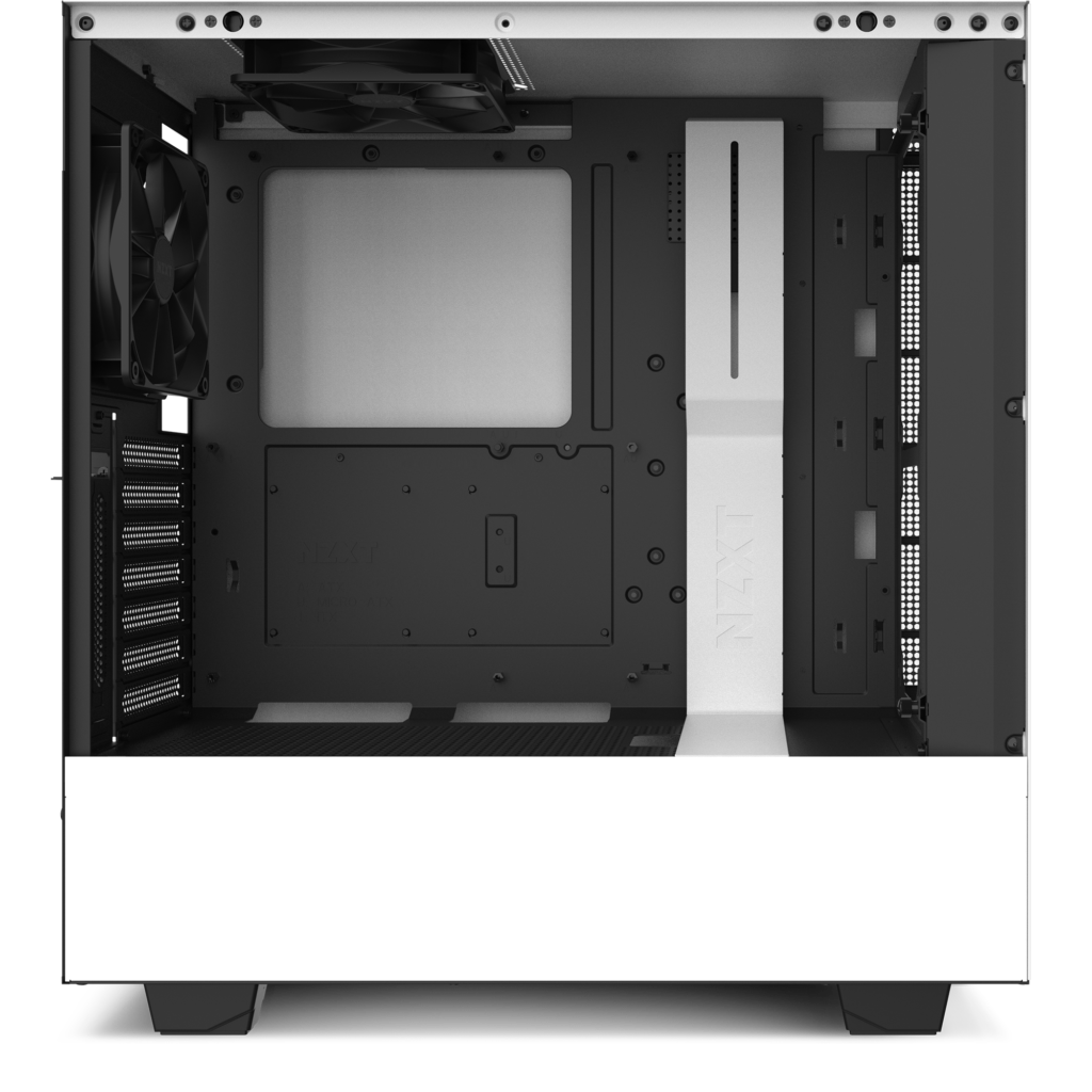 CASE NZXT H510I WHITE ATX + 2X FAN | NomadaWare