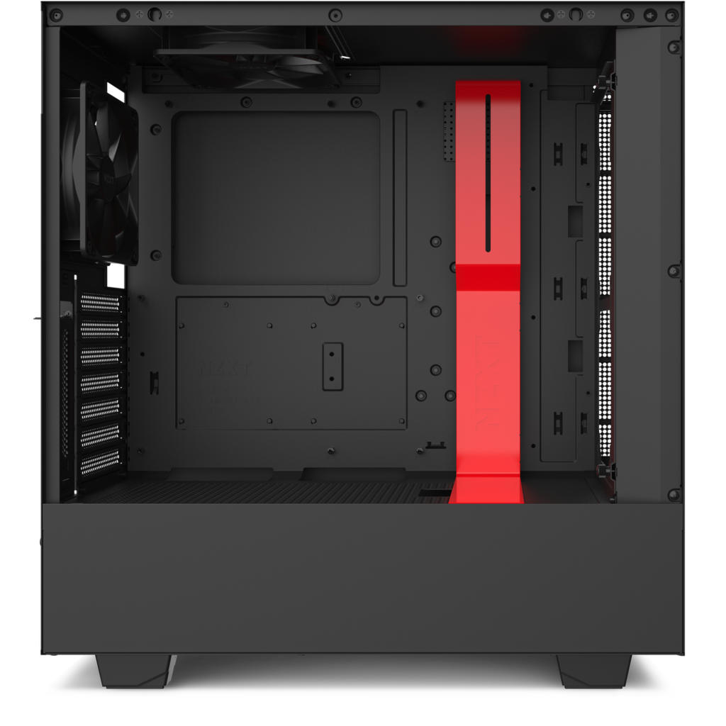 CASE NZXT H510I BLACK-RED ATX 2X FAN | NomadaWare