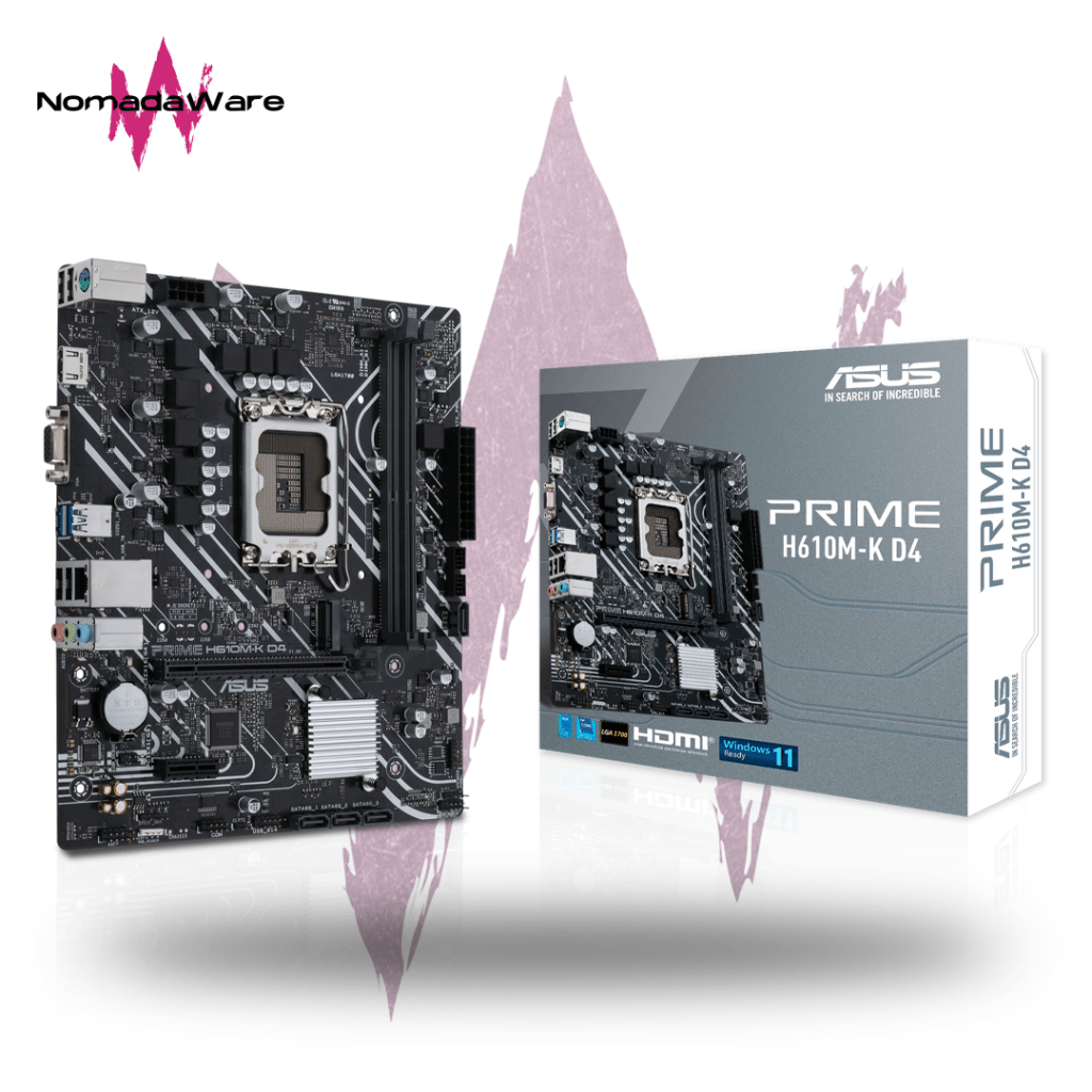 ASUS PRIME H610M-K D4 LGA1700 DDR4 | NomadaWare