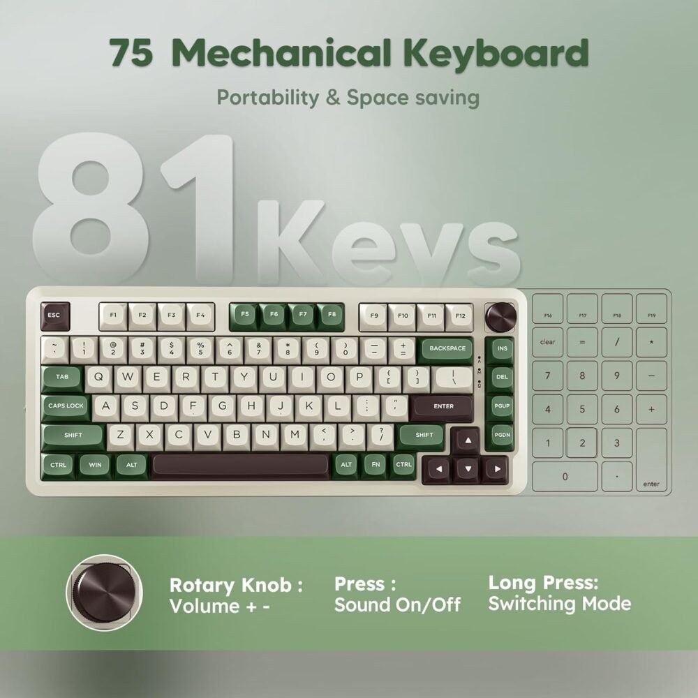 TECLADO INALAMBRICO REDRAGON CYRUS PRO K681 RGB BLANCO/VERDE – NomadaWare