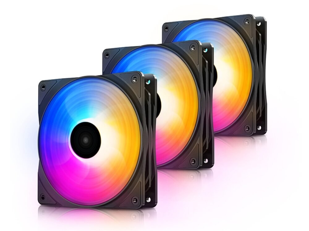 KIT DE VENTILADORES DEEPCOOL RF120 FS LED – NomadaWare