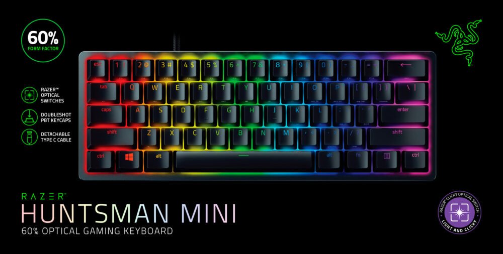 TECLADO RAZER HUNTSMAN MINI CLICKY | NomadaWare